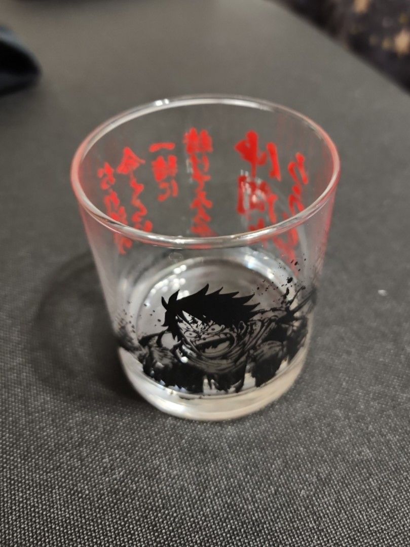 One Piece Luffy Glass Cup, Furniture & Home Living, Kitchenware ...