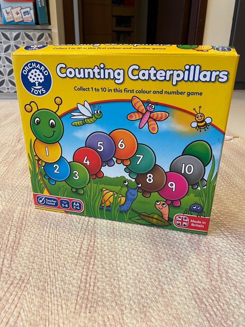 Orchard game counting caterpillars, Hobbies & Toys, Toys & Games on ...