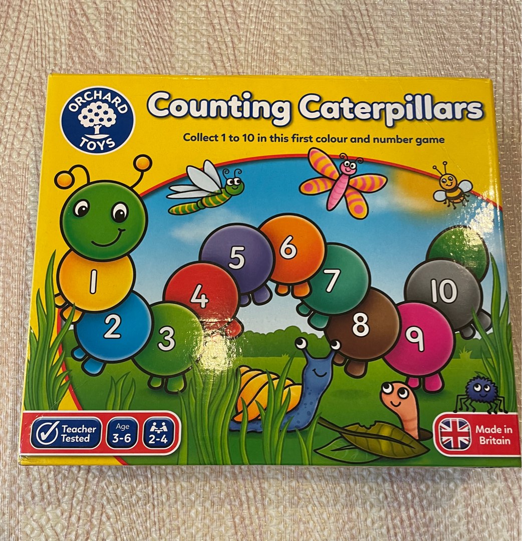 Orchard game counting caterpillars, Hobbies & Toys, Toys & Games on ...