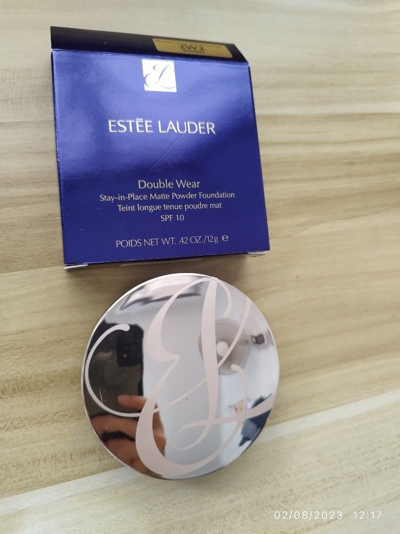 Original Estee Lauder powder compact 2W2 Rattan, Beauty & Personal Care ...