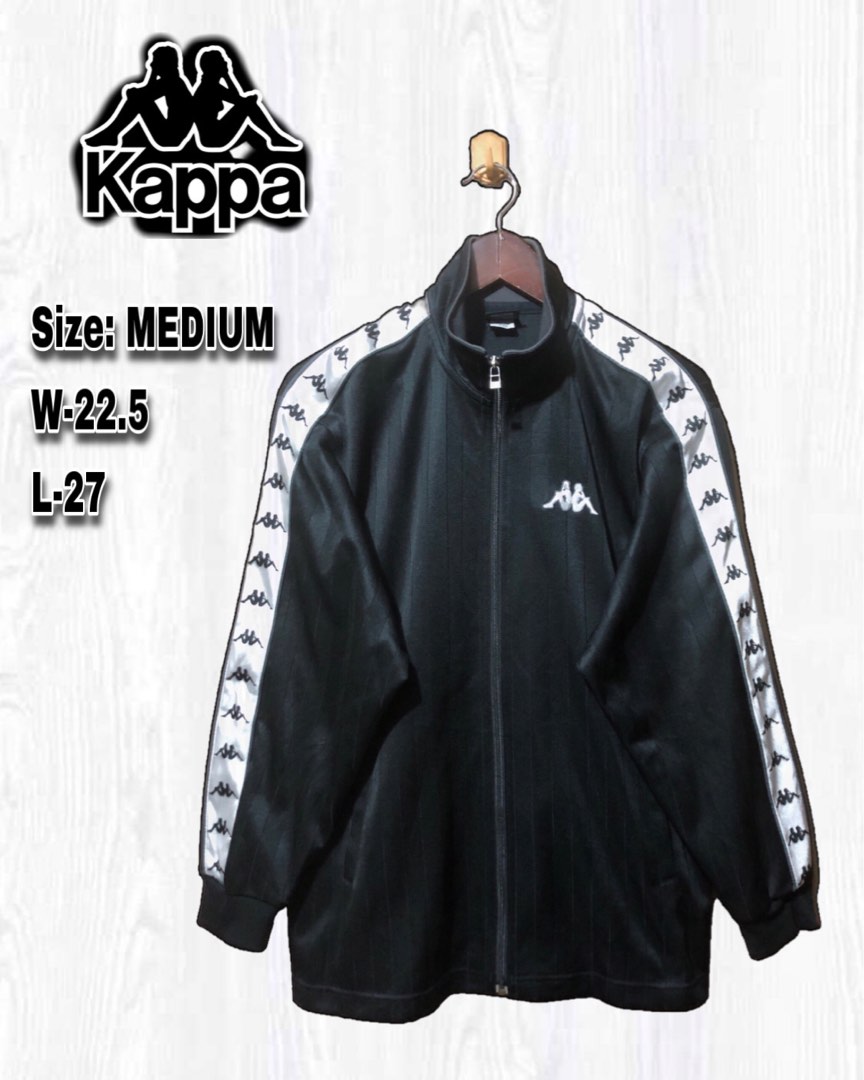 Original KAPPA Jacket With Side Tape, Men's Fashion, Coats, Jackets and Outerwear on Carousell