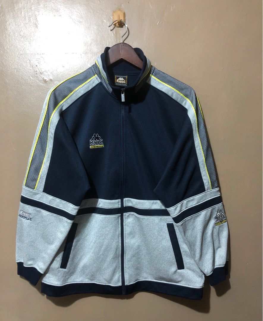 Original KAPPA Two Tone Track Jacket, Men's Fashion, Coats, Jackets and Outerwear on Carousell