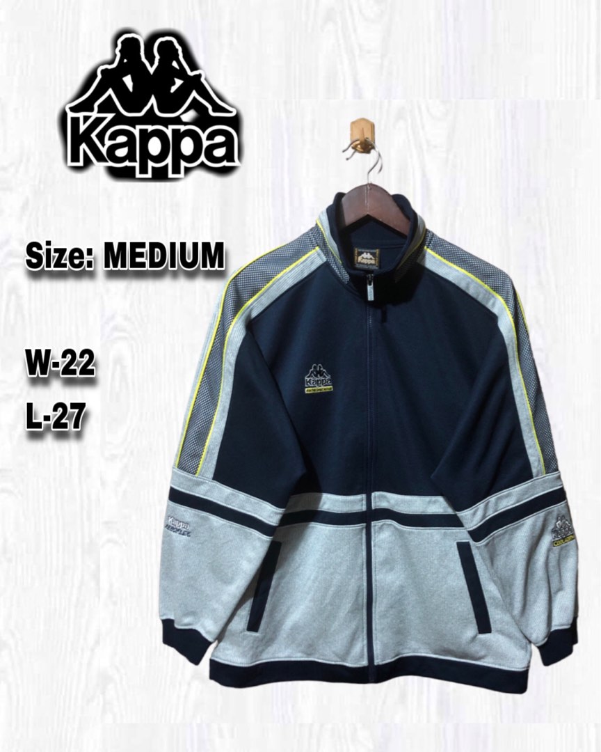 Original KAPPA Two Tone Track Jacket, Men's Fashion, Coats, Jackets and Outerwear on Carousell