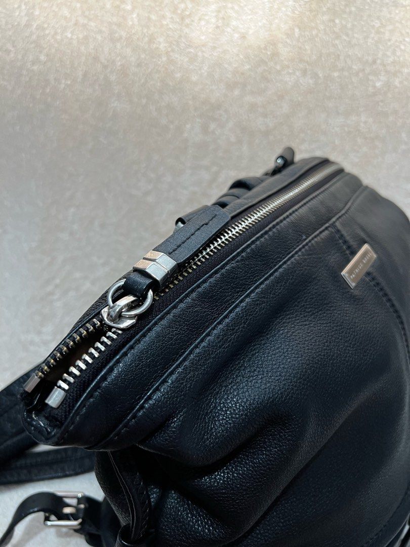 Patrice Breal Leather Backpack, Women's Fashion, Bags & Wallets ...