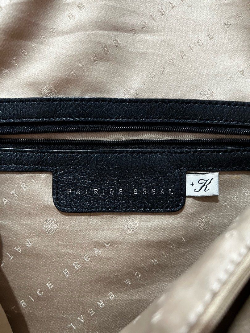 Patrice Breal Leather Backpack, Women's Fashion, Bags & Wallets ...