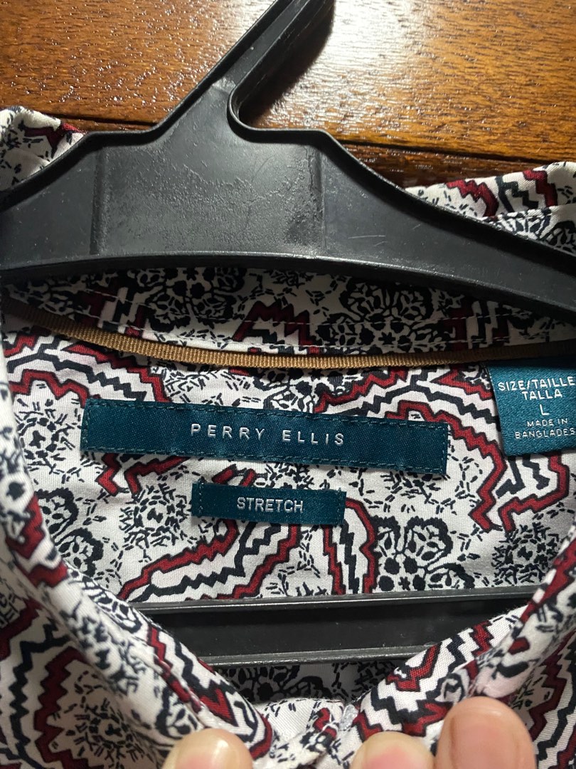 Perry Elis, Men's Fashion, Tops & Sets, Formal Shirts on Carousell