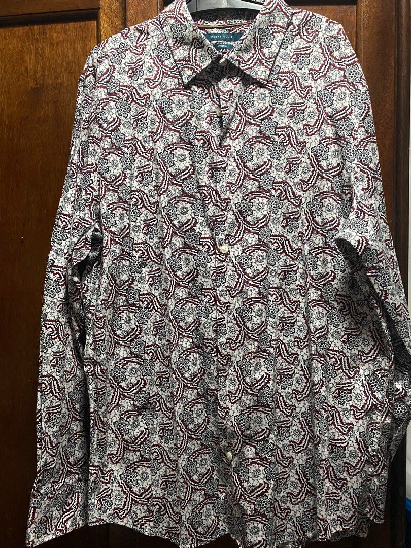 Perry Elis, Men's Fashion, Tops & Sets, Formal Shirts on Carousell