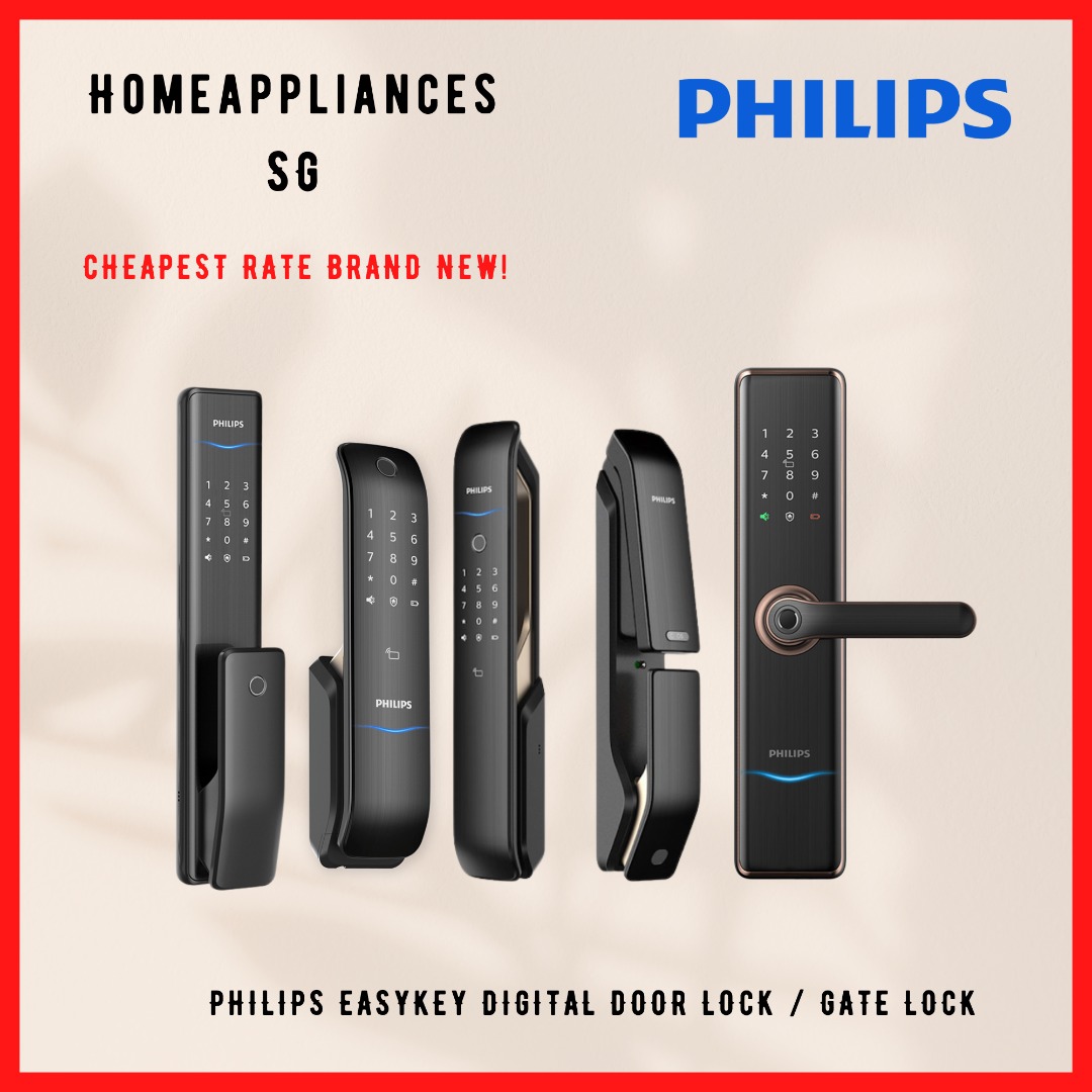 PHILIPS EASYKEY DIGITAL DOOR LOCK / GATE LOCK - FREE INSTALL, Furniture ...