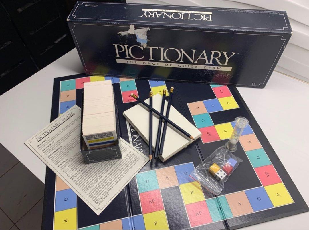 PICTIONARY - THE GAME OF QUICK DRAW, Hobbies & Toys, Memorabilia ...