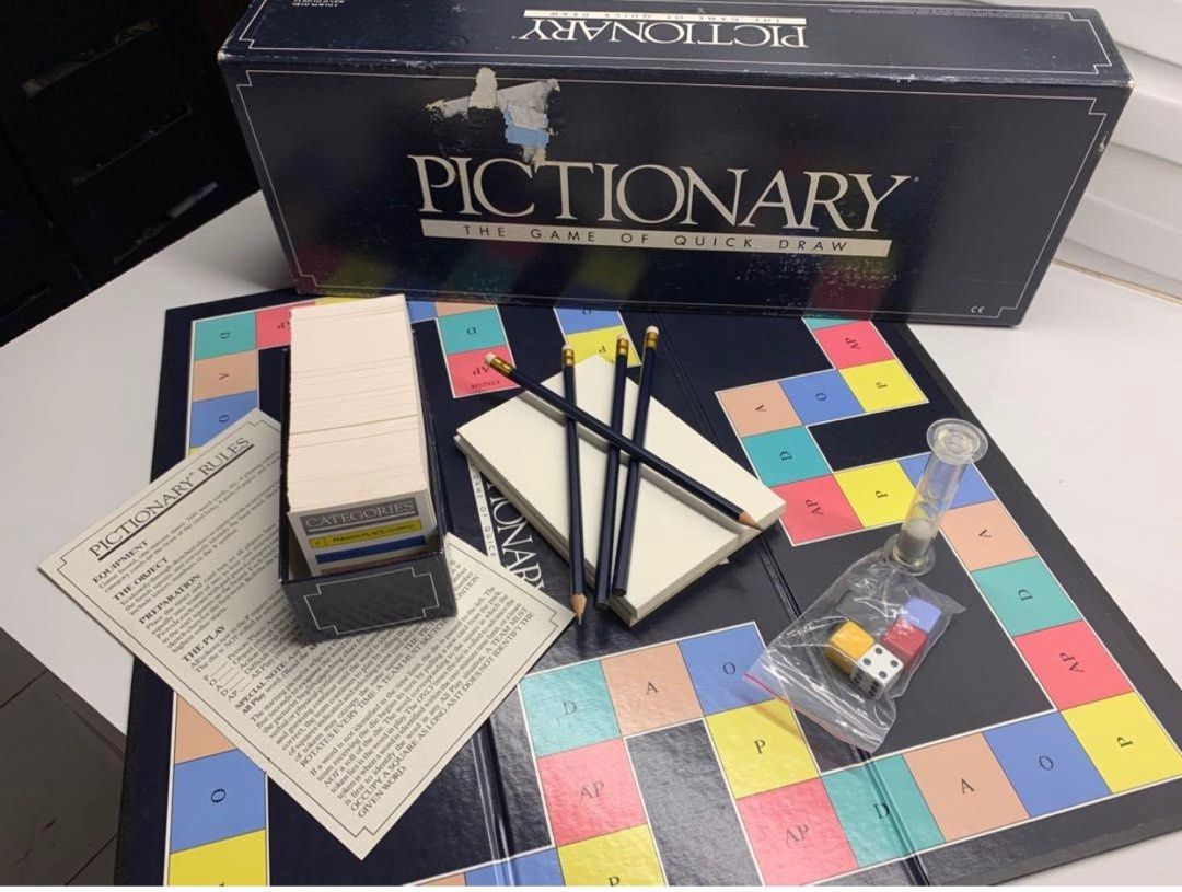 PICTIONARY - THE GAME OF QUICK DRAW, Hobbies & Toys, Memorabilia ...