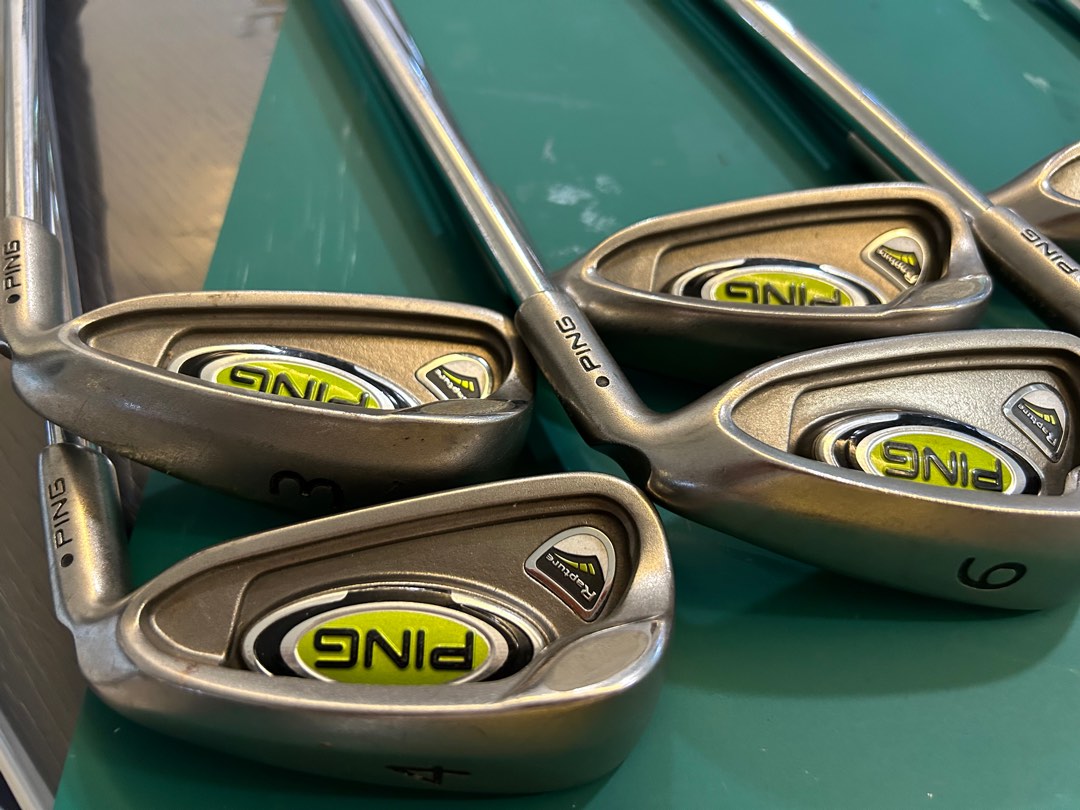 Ping Rapture Irons Steel Black Dot + putter, Sports Equipment, Sports ...