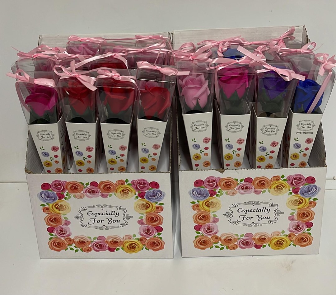 Plastic Rose Flower (per piece/per stalk), Hobbies & Toys, Stationery ...