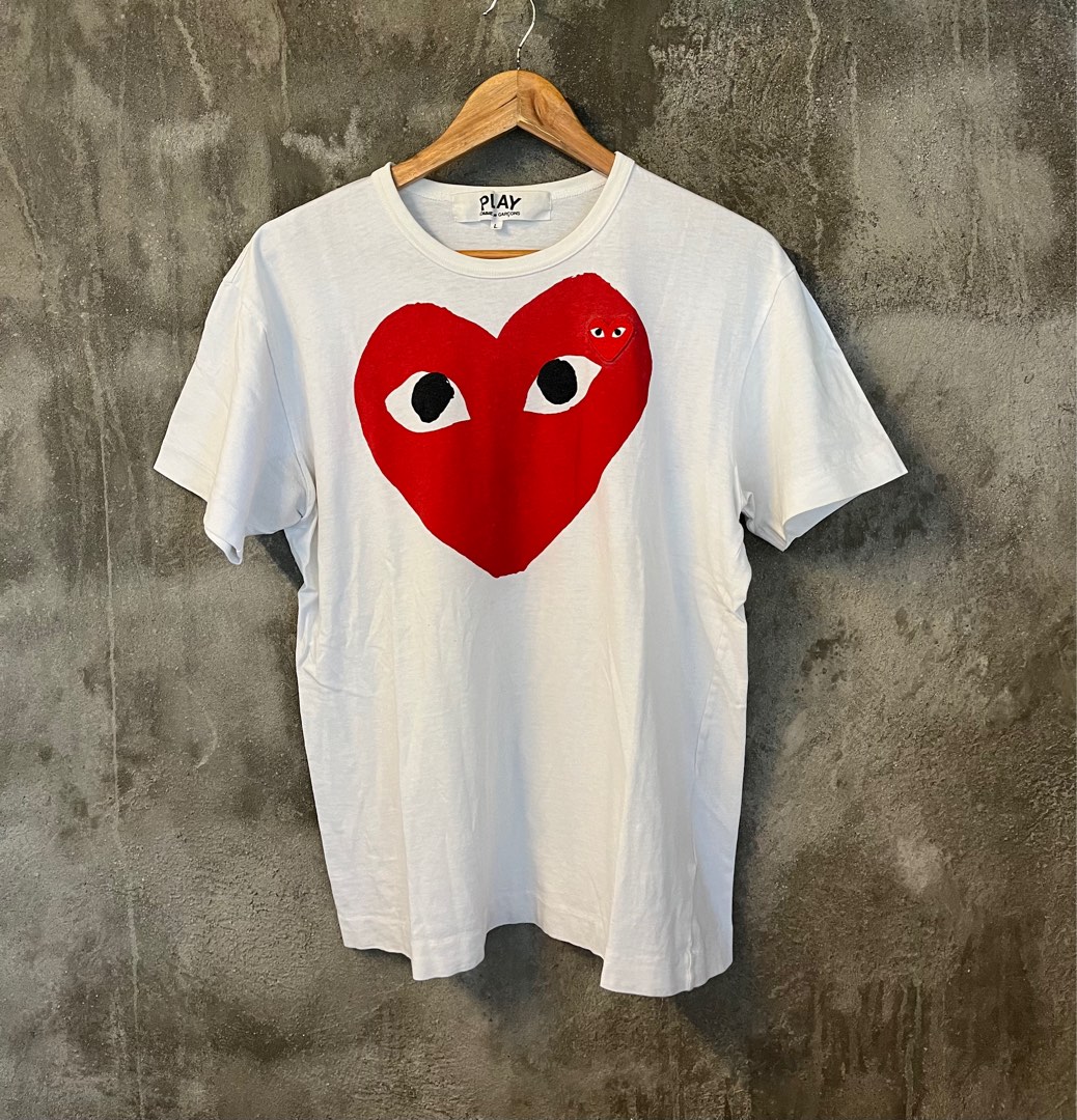 Play CDG, Men's Fashion, Tops & Sets, Tshirts & Polo Shirts on Carousell