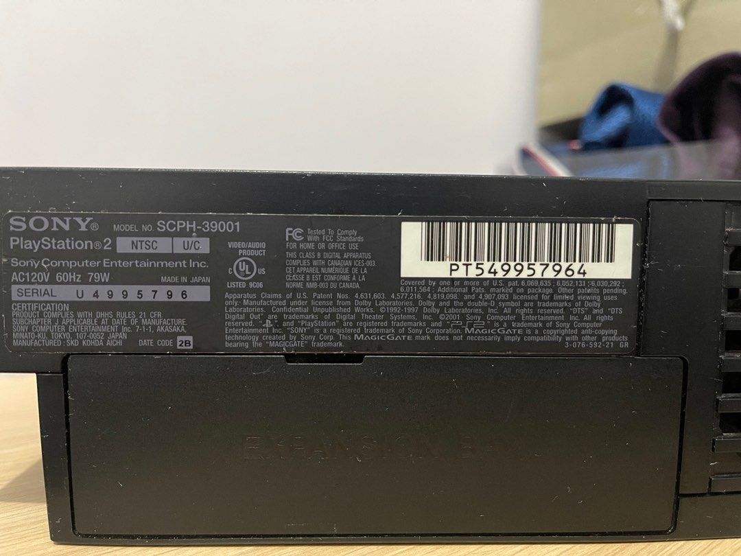 PlayStation 2 SCPH-39001 PS2 Console bundle, Video Gaming, Video Game ...