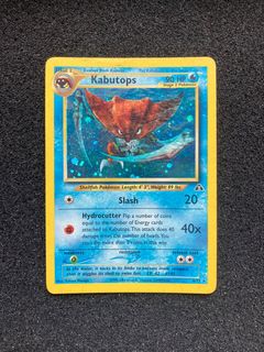 Pokemon Card Neo Discovery Kabutops Holofoil, Hobbies & Toys, Toys ...