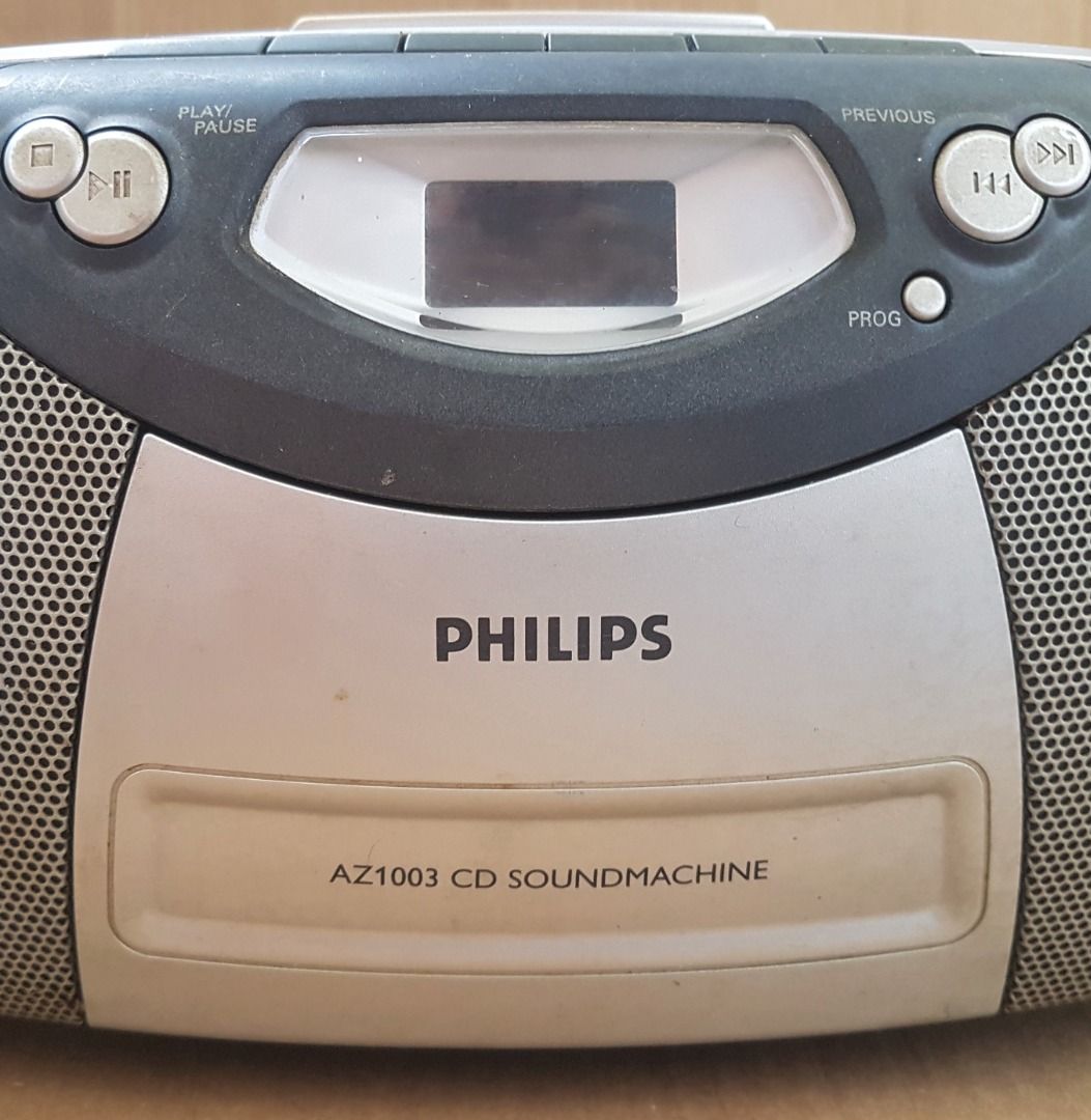 Portable Philips AZ1003 Sound Machine, Personal Audio System, Cassette ...