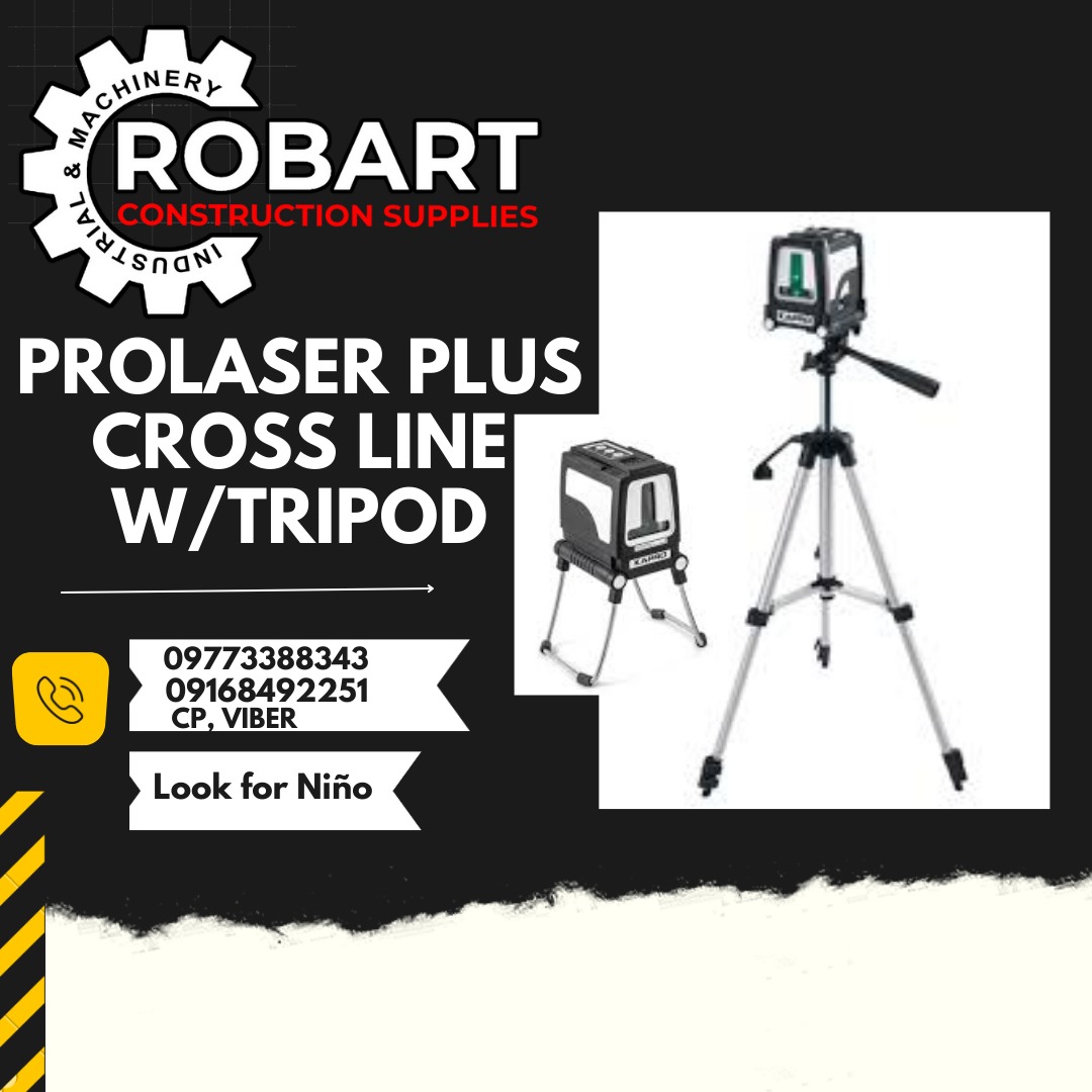 PROLASER PLUS CROSS LINE W/TRIPOD, Commercial & Industrial, Construction Tools & Equipment on ...