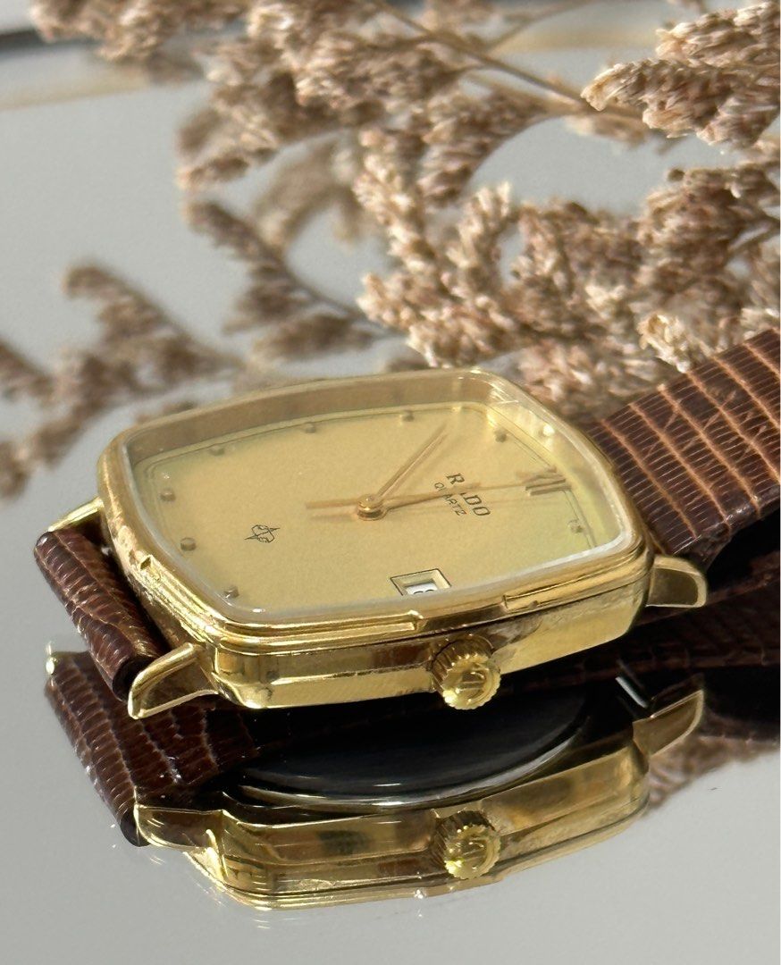 Rado Vintage Quartz Men Watch, Men's Fashion, Watches & Accessories ...