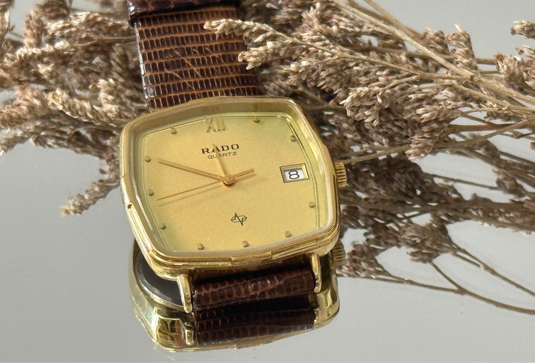Rado Vintage Quartz Men Watch, Men's Fashion, Watches & Accessories ...