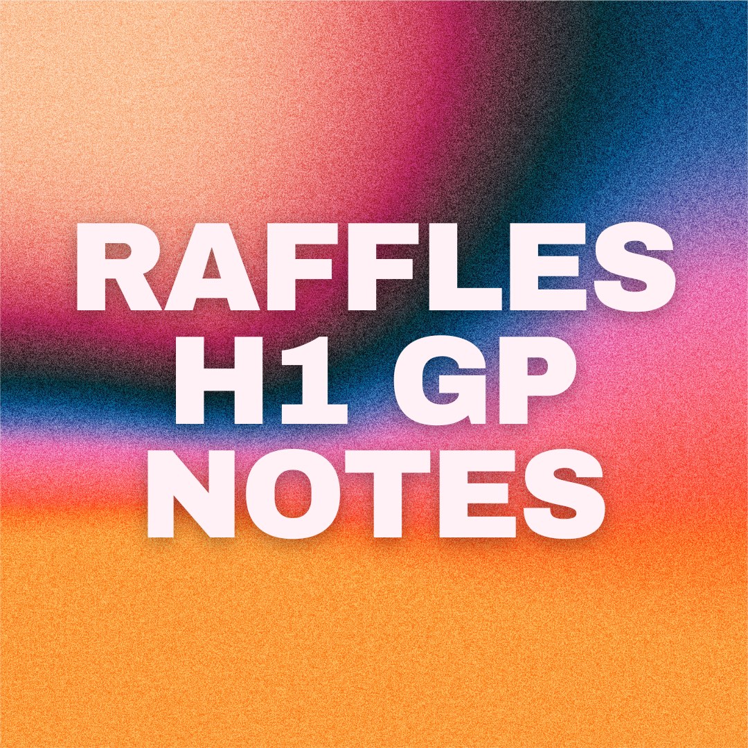 raffles h1 gp notes (softcopy), Hobbies & Toys, Books & Magazines ...