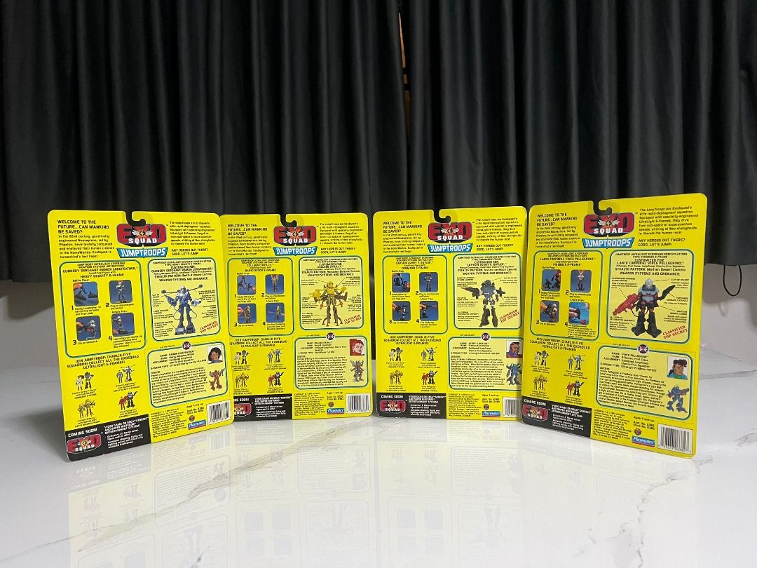 Rare EXO Squad Jump Troops Ultralight E-frame Battle Machine 4 sets ...