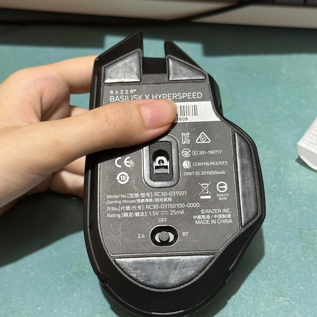 Razer Basilisk X Hyperspeed mouse, Computers & Tech, Parts ...