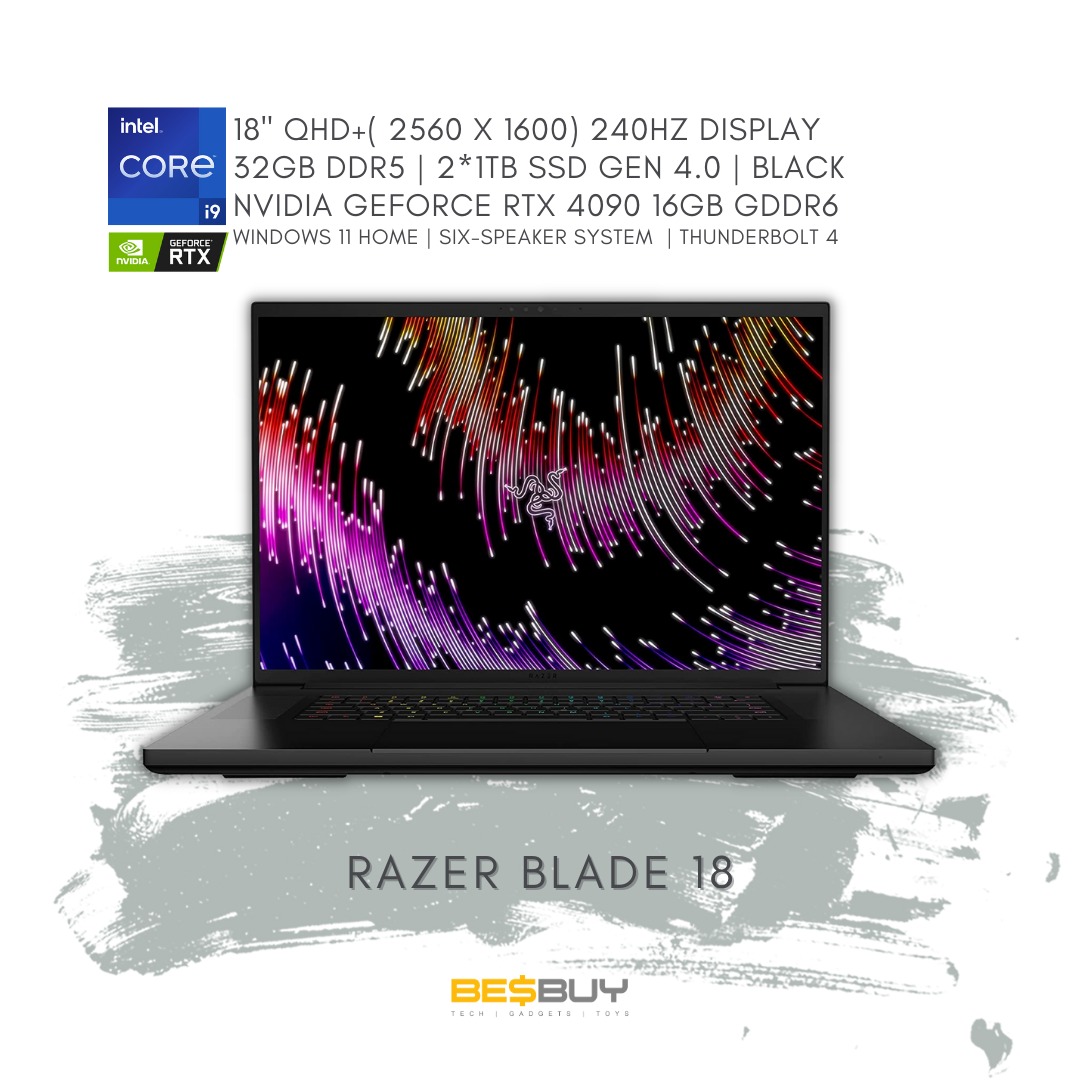 Razer Blade 18 - Intel Core i9-13950HX - RTX 4090 16GB VRAM [Pre-order ...