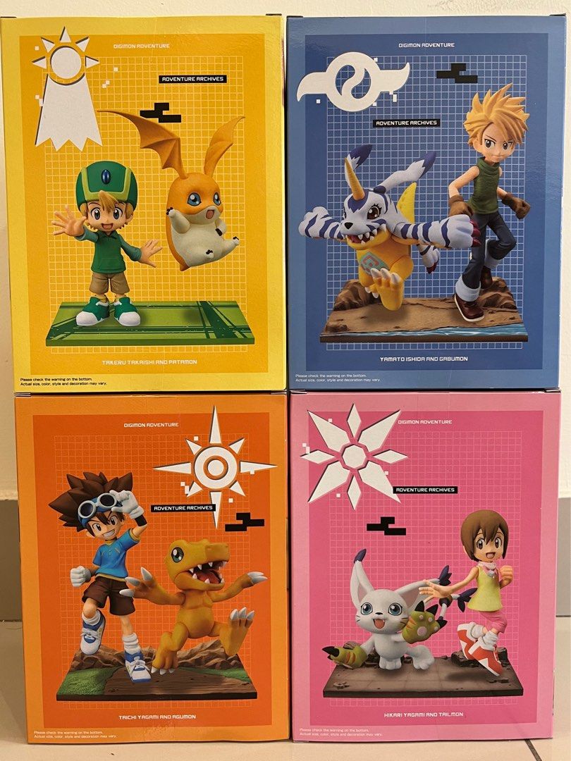 [Rdy Stock] Set of 4 DXF Digimon Adventures Archives Taichi Agumon ...