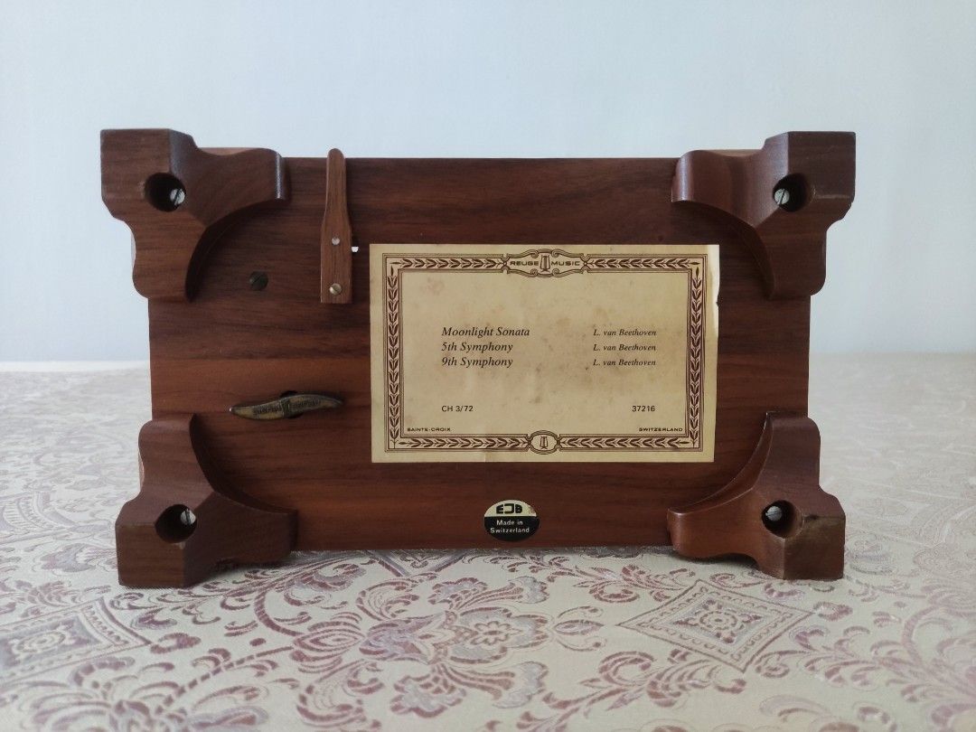 Reuge 72 Note Music Box Beethoven, Hobbies & Toys, Memorabilia ...