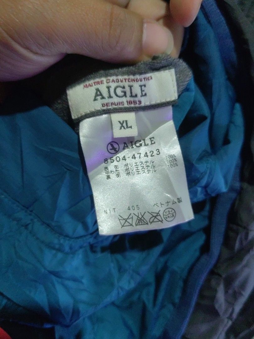 REVERSIBLE AIGLE PUFFER JACKET, Men's Fashion, Coats, Jackets and Outerwear on Carousell