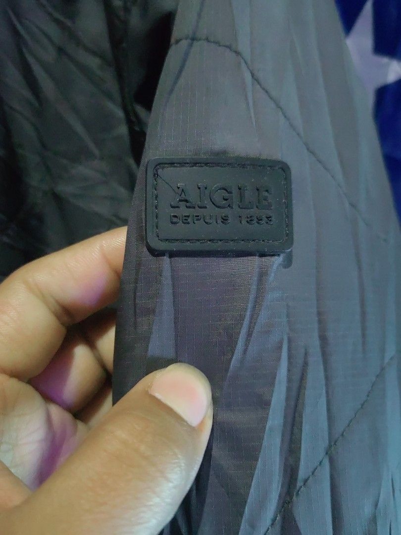 REVERSIBLE AIGLE PUFFER JACKET, Men's Fashion, Coats, Jackets and Outerwear on Carousell