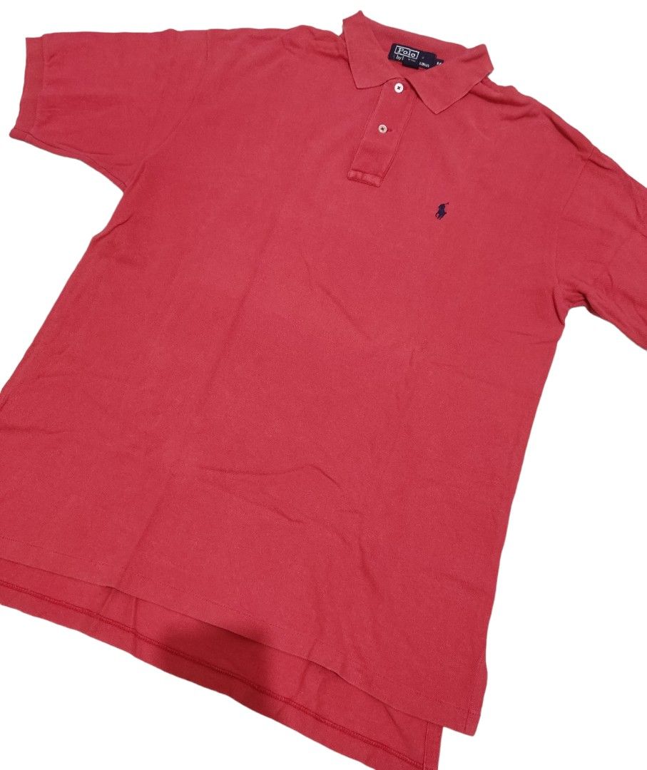 RL Red Orange Polo shirt, Men's Fashion, Tops & Sets, Tshirts & Polo ...