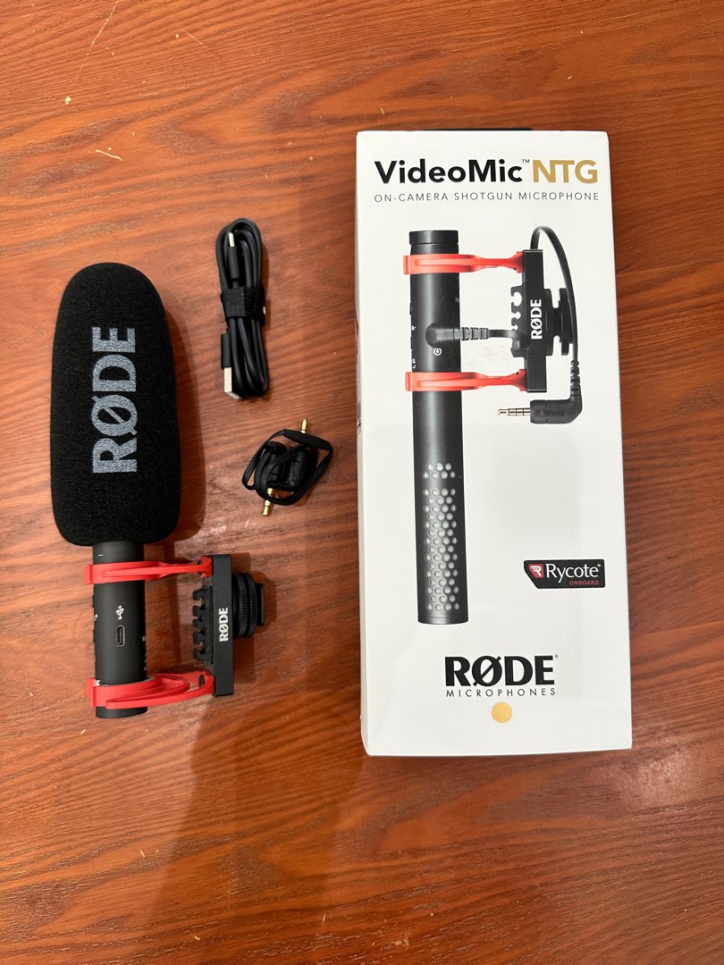 Rode VideoMic NTG - Full box and accessories, Audio, Microphones on ...