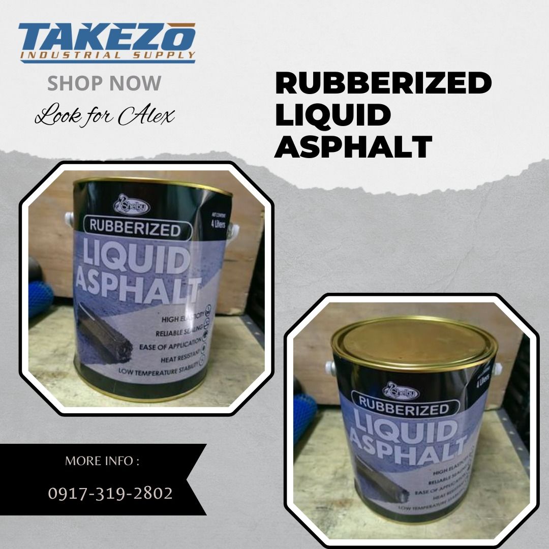 Rubberized Liquid Asphalt (Qty : 1 gallon), Commercial & Industrial ...