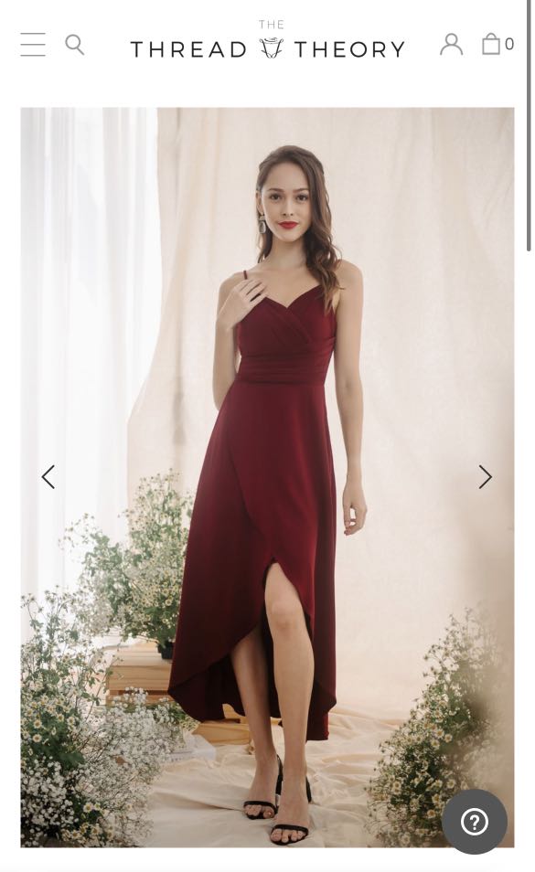 Sacred Love Song Dress (Burgundy), Women's Fashion, Dresses & Sets ...