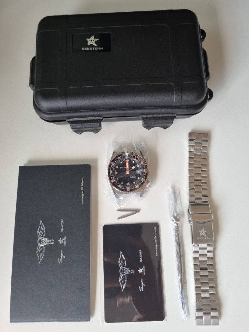 Seestern Sub600T Doxa homage automatic dive watch, Men's Fashion ...