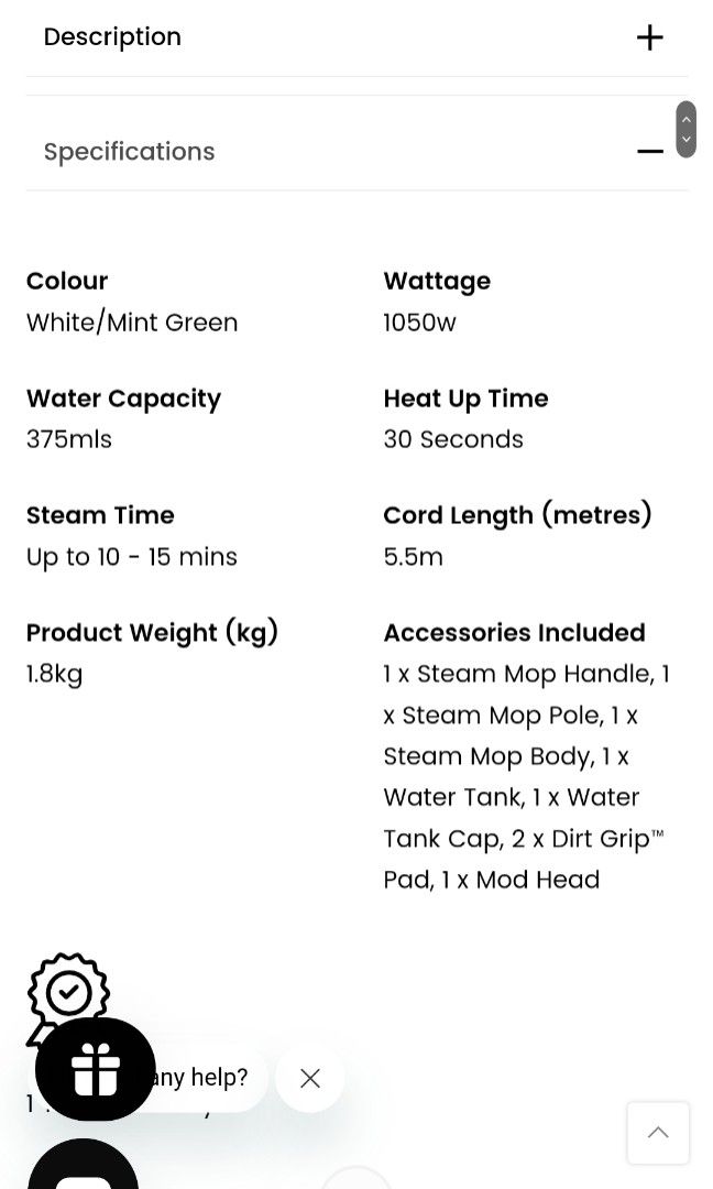 Shark Ninja Steam Mop, Furniture & Home Living, Cleaning & Homecare ...