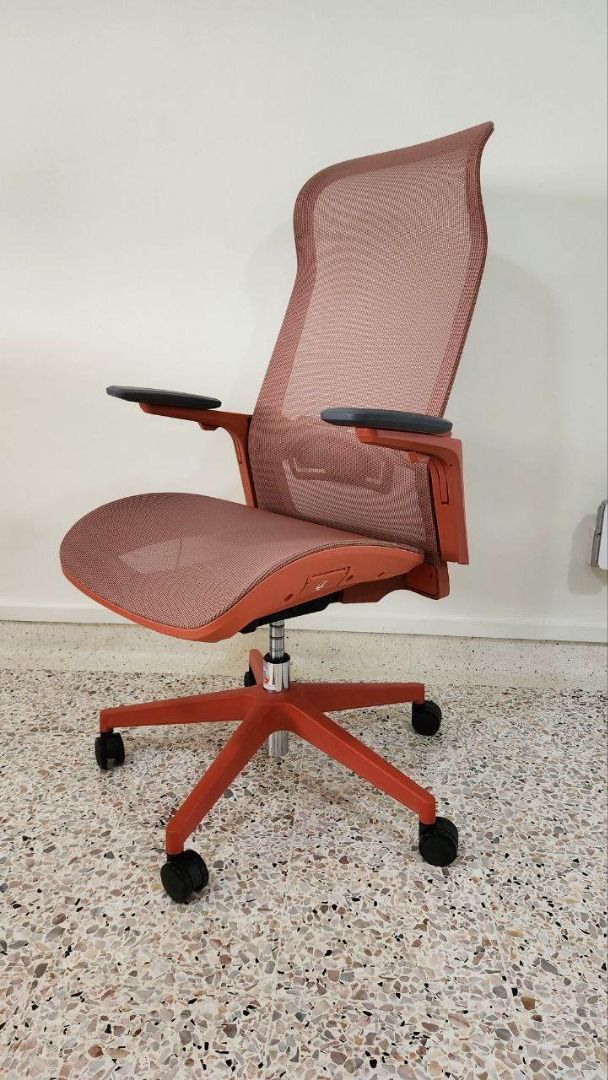Sihoo ergonomic mesh red office/computer/study chair, Furniture & Home ...