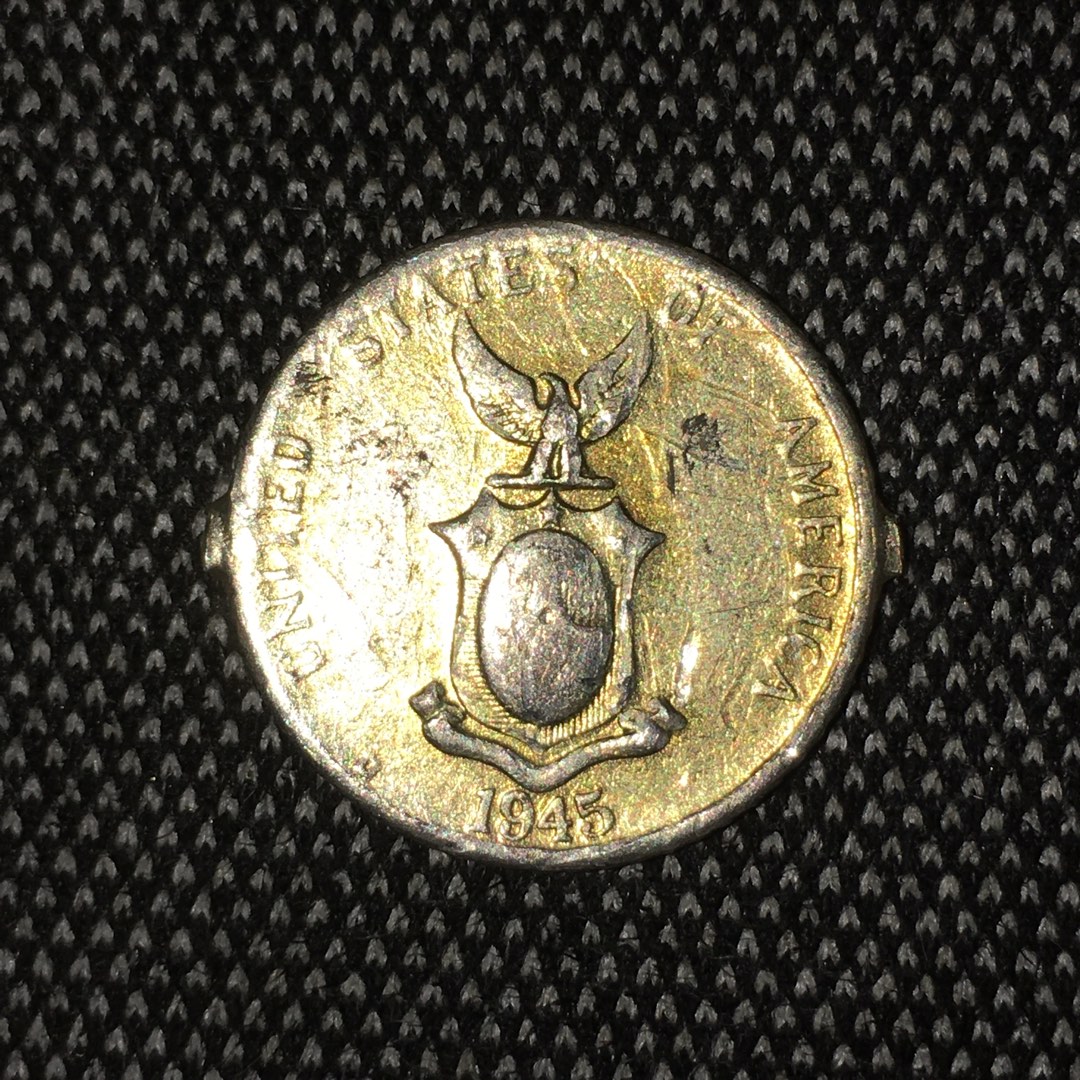 Silver Coin 1945 USPI 10 Centavos WWII, Hobbies & Toys, Memorabilia ...