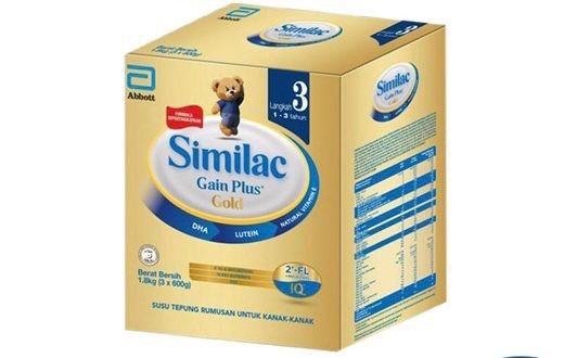 Similac Gain plus Gold Stage 3 - 1.8kg (refill), Babies & Kids, Nursing ...