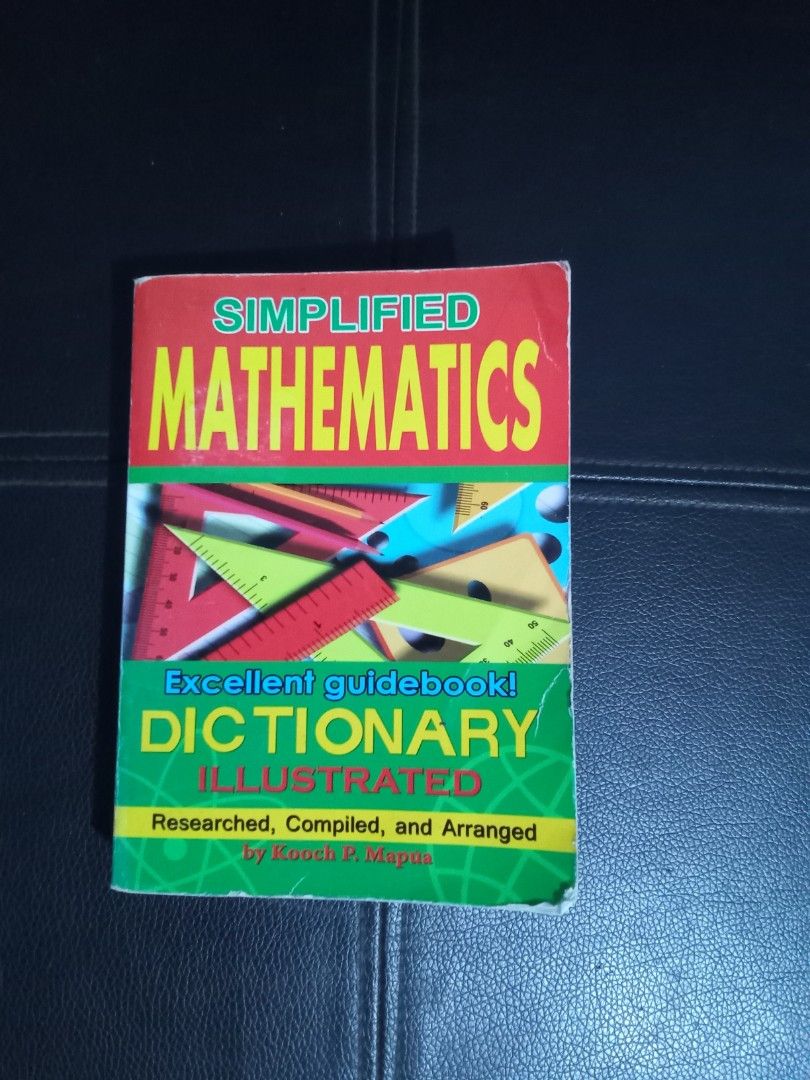 Simplified Mathematics Dictionary Illustrated Hobbies Toys Books