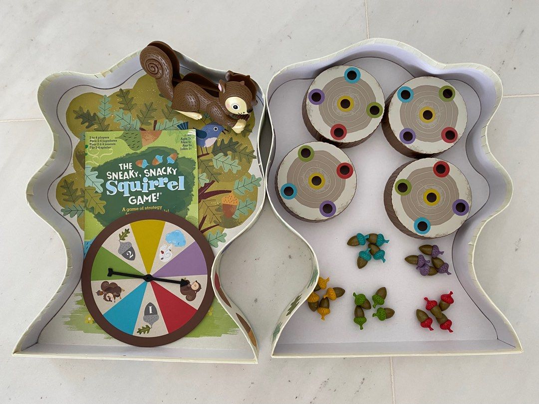 Sneaky Squirrel Kids Educational Board Game, Hobbies & Toys, Toys ...