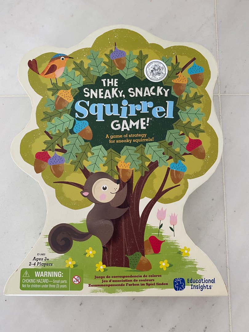 Sneaky Squirrel Kids Educational Board Game, Hobbies & Toys, Toys ...
