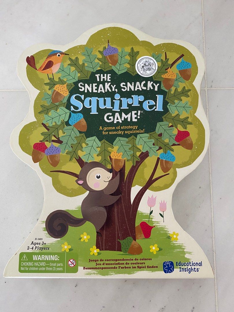 Sneaky Squirrel Kids Educational Board Game, Hobbies & Toys, Toys ...