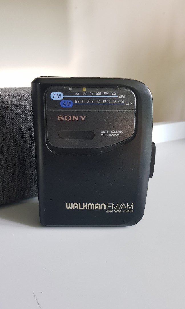 Sony Walkman WM-FX101 FM Radio Cassette Tape Player Rare Retro Vintage ...