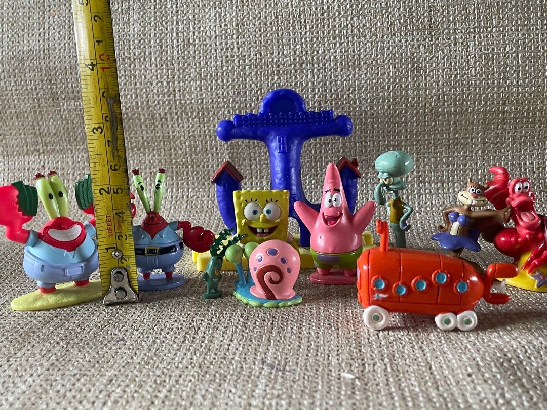 Spongebob Figures Set bundle, Hobbies & Toys, Toys & Games on Carousell