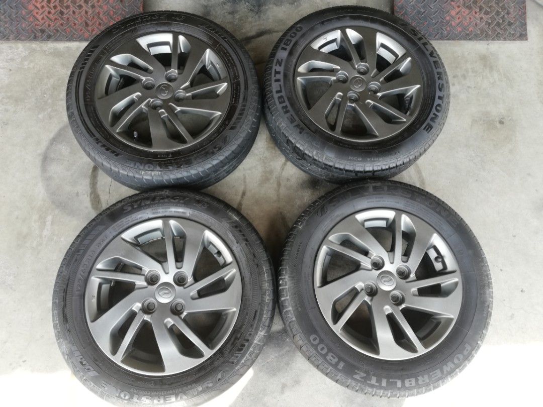 Sport rim viva myvi axia bezza 14 inch, Auto Accessories on Carousell
