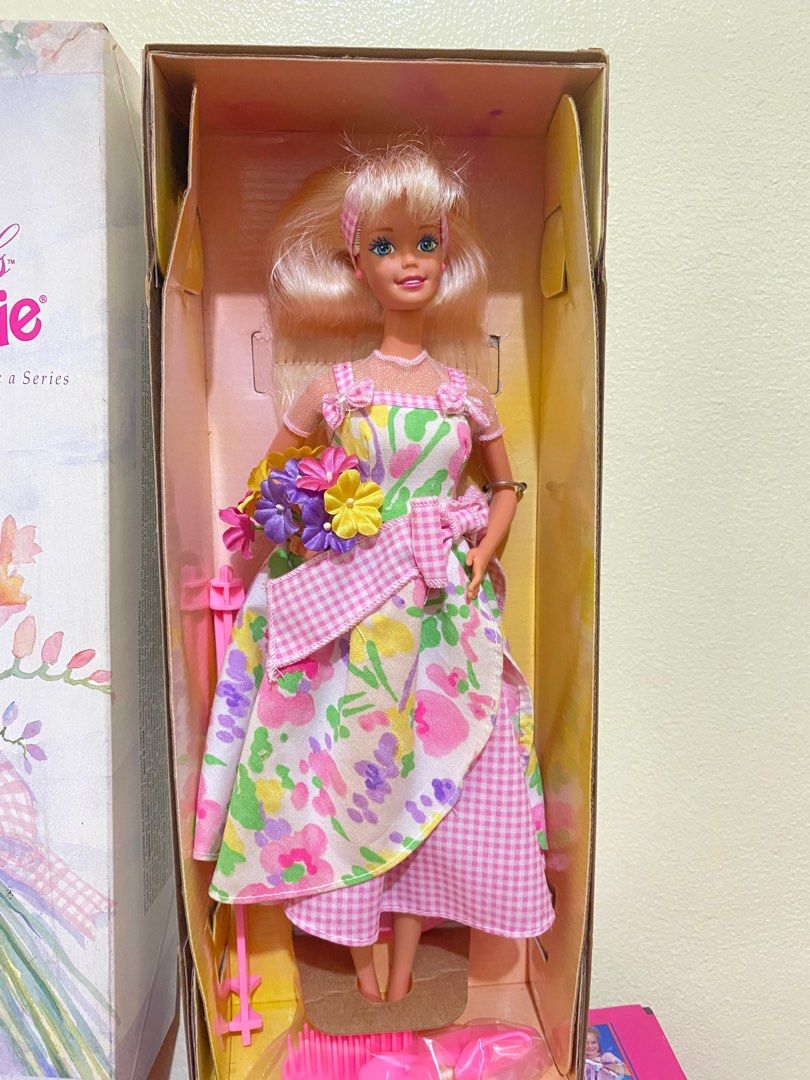 Spring petals barbie blonde 1997, Hobbies & Toys, Toys & Games on Carousell