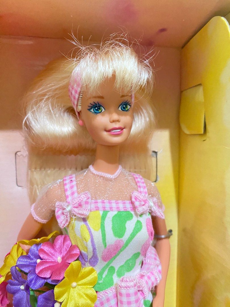 Spring petals barbie blonde 1997, Hobbies & Toys, Toys & Games on Carousell