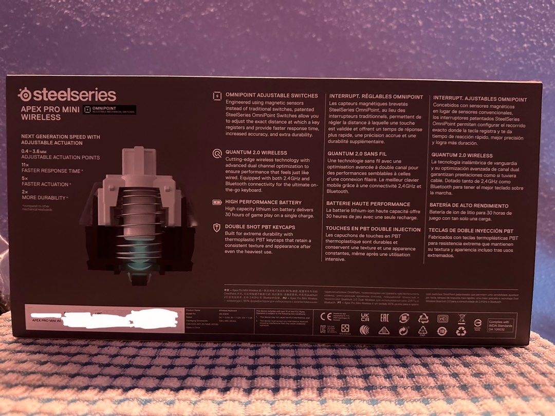 Steelseries Apex Pro Mini Wireless, Computers & Tech, Parts ...